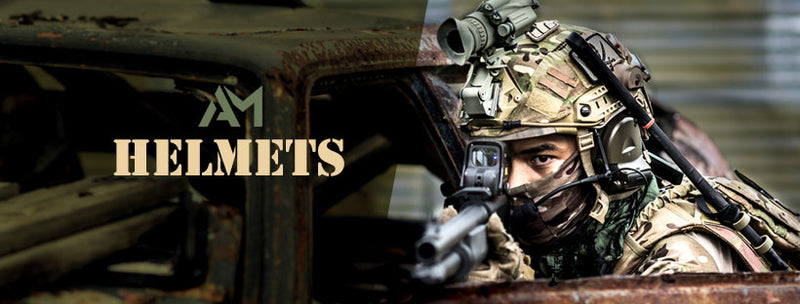Airsoft Helmets and helmet Accessories
