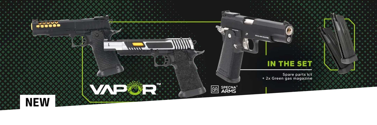 Répliques de gaz VAPOR par Specna Arms