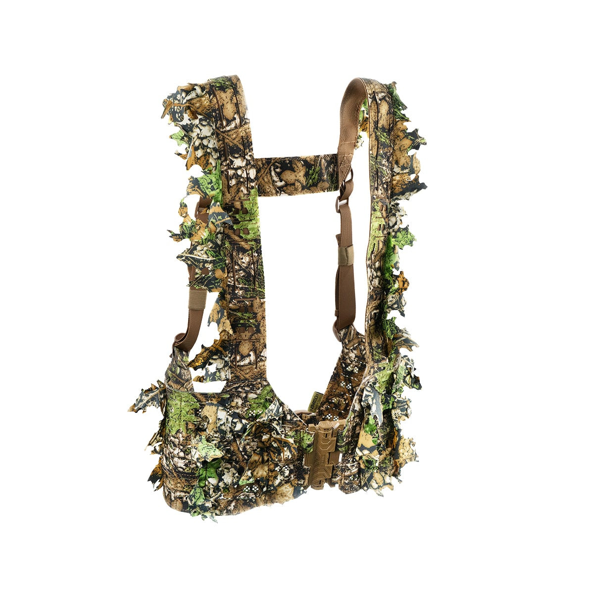 Novritsch Low Profile MOLLE Chest Rig Amber 3D Leaves