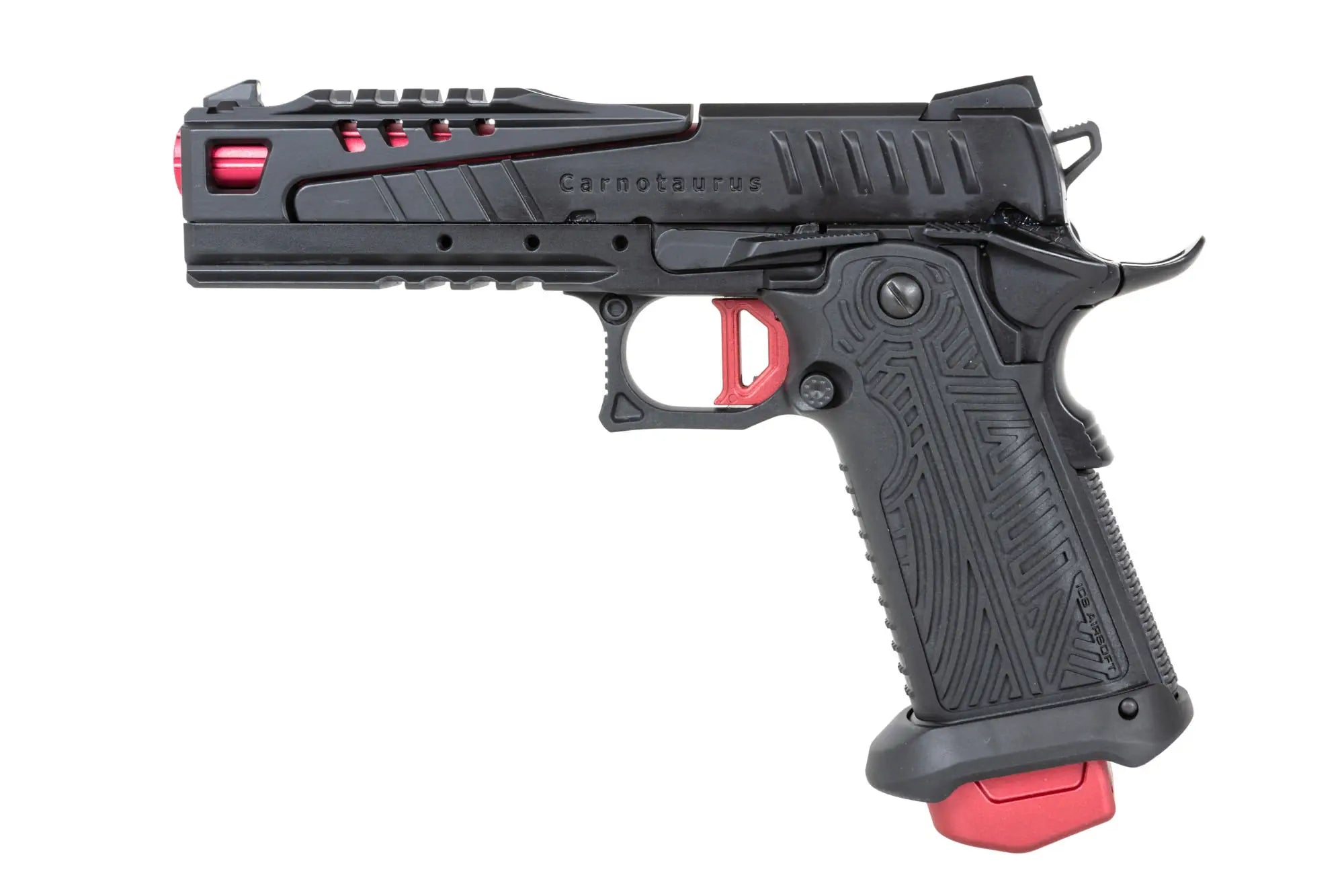ICS Hi-Capa Carnotaurus Green Gas Airsoft Pistol