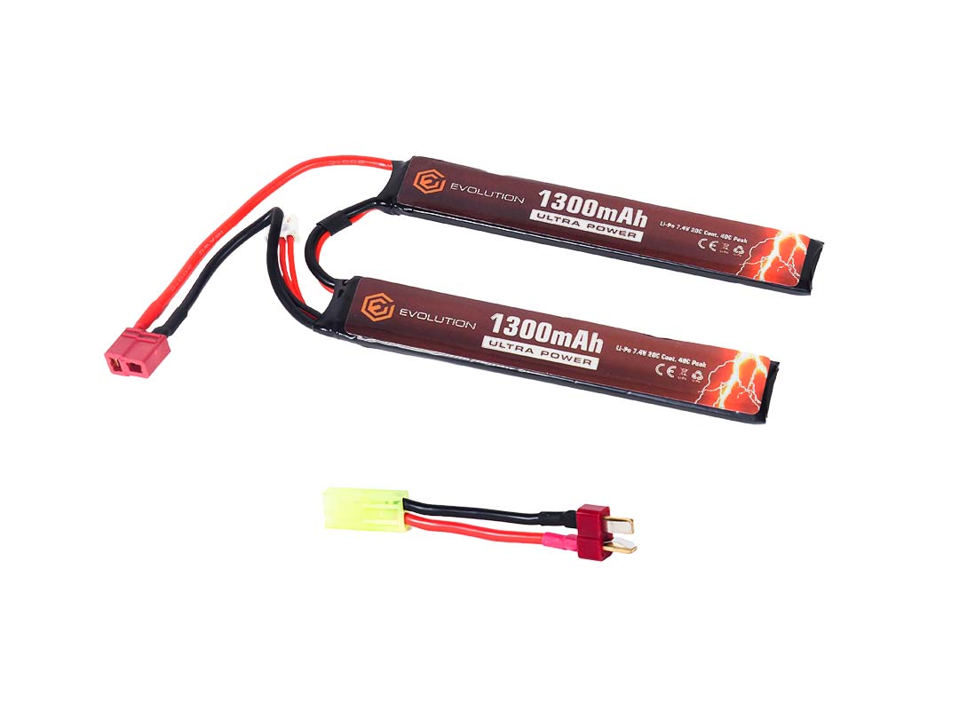 LiPo Battery 7.4V 1300mAh Airsoft Mania Europe