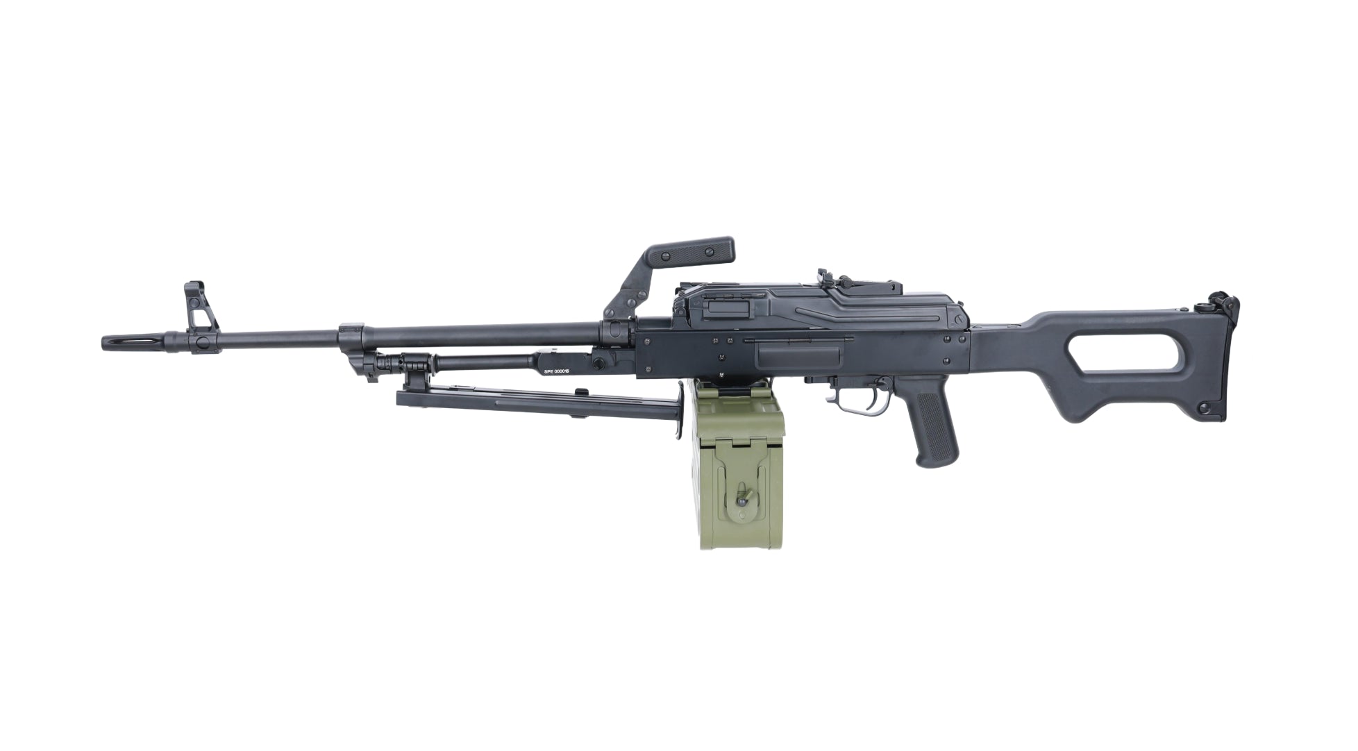 SA-PKM EDGE Airsoft Machine Gun Black Edition | Specna Arms